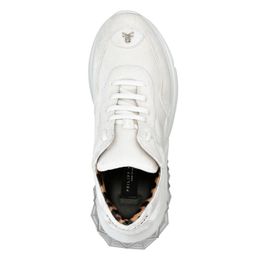 Philipp Plein Damen Sneaker "Running-Sneaker", Gr. 40, wei&szlig;, Schuhe