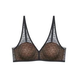 Triumph BH 'Signature Sheer' Damen Gr&ouml;&szlig;e 85 beige / schwarz