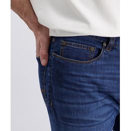 Pierre Cardin Herren Regular-fit-Jeans "PC-Lyon tapered Futureflex", blau, Gr. 36, unifarben, Denim/Jeans, Obermaterial: 84% Baumwolle, 14%