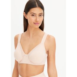 bonprix Damen Minimizer-BH, Gr. 100, beige, Obermaterial: 80% Polyamid, 20% Elasthan. Futter: 80% Polyamid, 20% Elasthan. Netzfutter: 92% Polyamid,