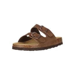 NOU Damen Sandale "Cosimo", Gr. 41, braun, Rindsleder, Schuhe, atmungsaktiv