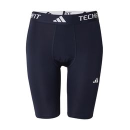 adidas Performance Sporthose 'TECHFIT Compression Training Short' Herren Gr&ouml;&szlig;e S nachtblau / wei&szlig;