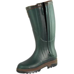 Aigle Damen Gummistiefel "Parcours 2 Iso Open", Gr. 47, braun, Obermaterial: 100% Naturkautschuk NaRubber., Schuhe