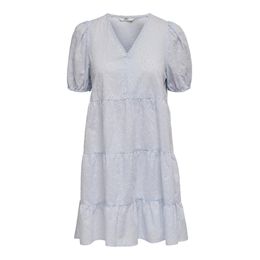 Only Kleid 'Tilde-Sandra' Damen Gr&ouml;&szlig;e 38 pastellblau / schwarz / wei&szlig; Sommerkleid