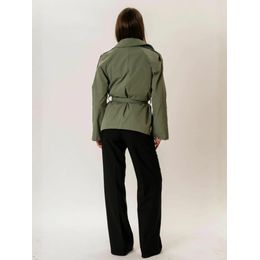 TEESHOPPEN Damen Outdoorjacke "TEESHOPPEN Jacket Sia", gr&uuml;n, Gr. M, Obermaterial: 100% Baumwolle, Jacken