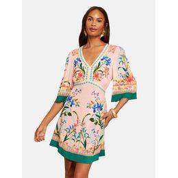 love & roses Dress female size 36 Blue / Emerald / mottled green / Powder