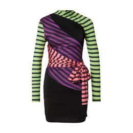 Desigual Kleid Damen Gr&ouml;&szlig;e 42 gr&uuml;n / lila / pink / schwarz Sommerkleid