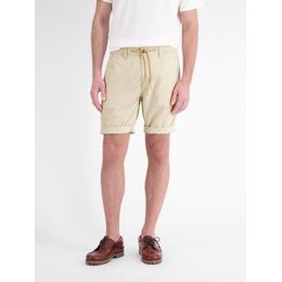 Lerros Herren Chinoshorts "Sommerliche Chino-Shorts aus reiner Baumwolle mit Tunnelzug", beige, Gr. 33, 100% Baumwolle, Hosen