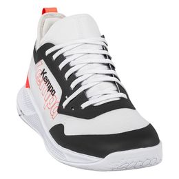 Kempa Kinder Hallenschuh "Hallen-Sport-Schuhe Kourtfly Jr", Gr. 34, wei&szlig;, Obermaterial: 100% Textilmaterial TEXMAT., Schuhe