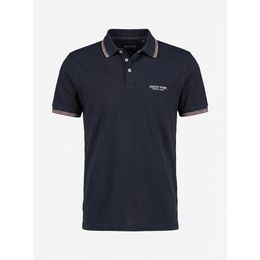 Koroshi Poloshirt Herren Gr&ouml;&szlig;e S navy / rostrot / wei&szlig;