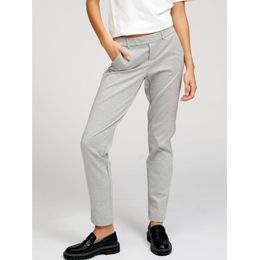TEESHOPPEN Chino Pants 'Haylie' female size 36 mottled grey