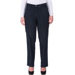 KjBRAND Damen Stretch-Jeans "Babsie", blau, Gr. 52, Denim/Jeans, Obermaterial: 85% Baumwolle, 13% Polyester, 2% Elasthan, Jeans, mit Stretch-Anteil