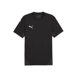 Puma Funktionsshirt 'TeamFinal' Herren Gr&ouml;&szlig;e M dunkelgrau / schwarz / wei&szlig;