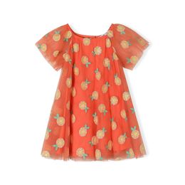 MINOTI Kleid M&auml;dchen Gr&ouml;&szlig;e 74/80 gelb / mint / neonorange