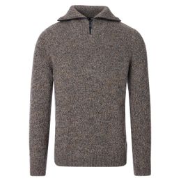 Casamoda Herren Troyer "Casamoda Stricktroyer uni", beige, Gr. XL, 80% Wolle, 20% Polyamid, Pullover