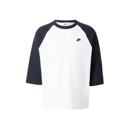Nike Sportswear Shirt 'CLUB' Herren Gr&ouml;&szlig;e S schwarz / wei&szlig;
