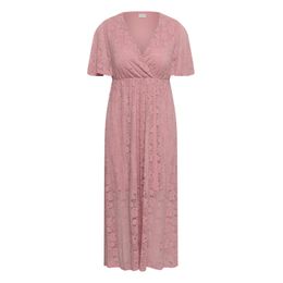 Kaffe CURVE Damen Jerseykleid "Jerseykleid KClara", rosa, Gr. S, Obermaterial: 92% Polyamid PA. 8% Elasthan EL., Kleider