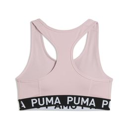 Puma Damen Sport-BH "4KEEPS STRONG BRA - MID", Gr. Mmisty pink, Interlock, Obermaterial: 85% Polyester, 15% Elasthan, BHs, mittelstarker Halt, f&uuml;r