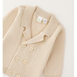 IDO Jungen Cardigan "BABY BOY KNITWEAR", beige, Gr. 58, 100% Baumwolle, Strickjacken