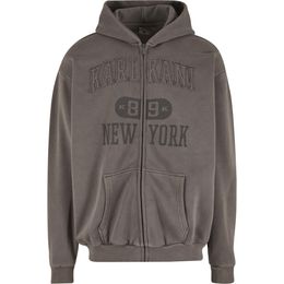 Karl Kani Sweatjacke 'Heritage 89' Herren Gr&ouml;&szlig;e L brokat / dunkelbraun