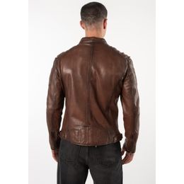 Mauritius Herren Lederjacke "MMDreeser"whiskey, Gr. XXL, unifarben, Obermaterial: 100% Schafsleder. Futter: 100% Baumwolle. &Auml;rmelfutter: 100%