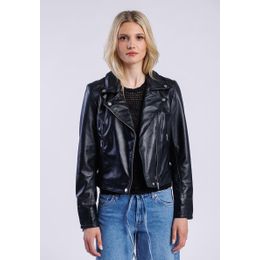 Freaky Nation Damen Lederjacke "Savannah-FN SNZ", schwarz, Gr. XXL, Oberstoff: 100% Leder. Futter: 100% Baumwolle, Jacken
