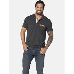 Jan Vanderstorm Herren Poloshirt "Poloshirt JAKOV", grau, Gr. L, Obermaterial: 100% Baumwolle CO., Shirts