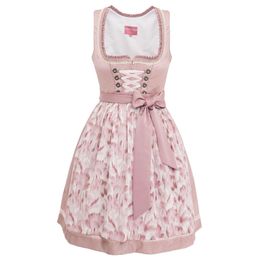 Kr&uuml;ger KR&Uuml;GER Damen Dirndl "Mididirndl 416367-060", rosa, Gr. 40, Obermaterial: 100% Polyamid PA., Kleider