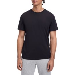 Energetics Herren T-Shirt "HE.-T-SHIRT ENZO SHORT SLEEVE M", schwarz, Gr. S, Jersey, Obermaterial: 100% Baumwolle, Shirts, mit Rundhalsausschnitt,