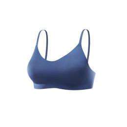 Damen Bralette-BH "BH ohne B&uuml;gel, Push-up-BH, Bralette", NUANCE BY LASCANA, Gr. S, blau, Microtouch, Obermaterial: 82% Polyamid, 18% Elasthan, Basic,
