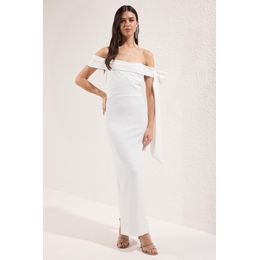 Trendyol Kleid Damen Gr&ouml;&szlig;e 40 wei&szlig; Sommerkleid