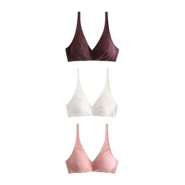 next BH 'Ultimate Comfort' Damen Gr&ouml;&szlig;e 85 elfenbein / schoko / rosa