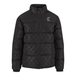 Karl Kani Herren Winterjacke "Karl Kani KK OgAop Puffer Jacket", schwarz, Gr. L, mehrfarbig, 100% Polyester, Jacken