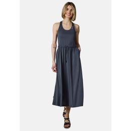 Ragwear Damen Shirtkleid "Mauglia YOUMODO", grau, Gr. M, Obermaterial: 68% Modal, 32% Polyester, Kleider, Sommerkleid mit Tr&auml;gern und Taillenzugband