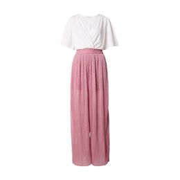 ABOUT YOU Jumpsuit 'Josy' Damen Gr&ouml;&szlig;e XL pitaya / silber / wei&szlig;