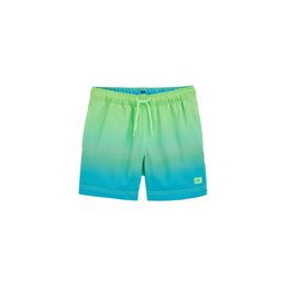 WE Fashion Badeshorts Jungen Gr&ouml;&szlig;e 158/164 blau / neongr&uuml;n
