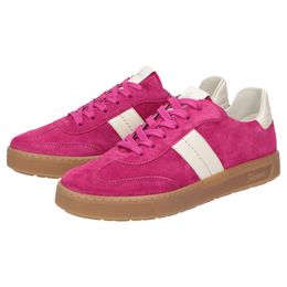 Sioux Damen Sneaker "Tedroso-DA-717", Gr. 44, pink, Obermaterial: 50% Kalbsveloursleder CAVL. 50% Lammnappaleder LANA. 100% Gummi rubber., Schuhe