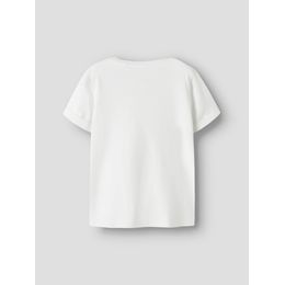name it Jungen T-Shirt "NMMVUX SS TOP"hellwei&szlig; print:giraffe, Gr. 104, bedruckt, Jersey, Obermaterial: 95% Baumwolle, 5% Elasthan, Shirts,