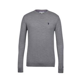 U.S. Polo Assn. Pullover 'UMKent' Herren Gr&ouml;&szlig;e M navy / graumeliert