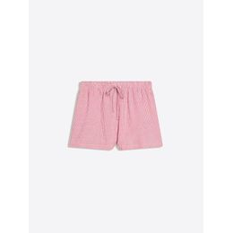 Bershka Shorts Damen Gr&ouml;&szlig;e 40 grenadine / wei&szlig;