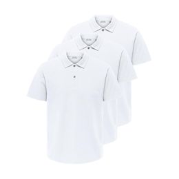 Only & Sons Only & Sons Poloshirt 'Gordon' Herren Gr&ouml;&szlig;e M wei&szlig;