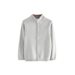 next Strickjacke Jungen Gr&ouml;&szlig;e 146 grau