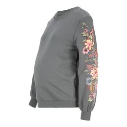 Only Maternity Sweatshirt 'OLMConny' female size S Light blue / Light yellow / Jade / Dusky pink