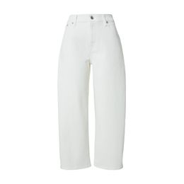 Calvin Klein Jeans Hose 'Cropped Barrel Leg' Damen Gr&ouml;&szlig;e 25/26 wei&szlig;
