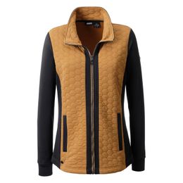 LPO Damen Fleecejacke "Da-Fleecejacke Debora", braun, Gr. 40, Fleece, 85% Polyester. 10% Viskose. 5% Elasthan, Jacken