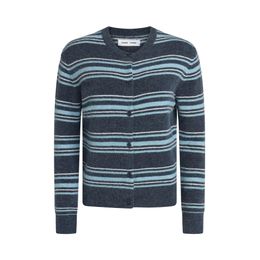 Sams&oslash;e & Sams&oslash;e Sams&oslash;e Sams&oslash;e Strickjacke 'NOR' Damen Gr&ouml;&szlig;e XS opal / hellblau / wei&szlig;