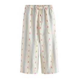 next Pants girl size 134 Ecru / Navy / Dark green / bright red