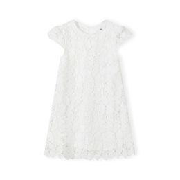 MINOTI Kleid M&auml;dchen Gr&ouml;&szlig;e 104/110 wei&szlig;