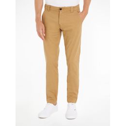 Tommy Jeans Herren Chinohose "TJM SCANTON", gr&uuml;n, Gr. 34, Web, Obermaterial: 98% Baumwolle, 2% Elasthan, Hosen, mit Markenlabel
