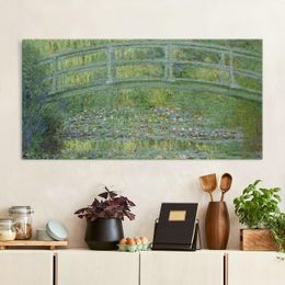 Bilderwelten Akustikbild Claude Monet - Japanische Br&uuml;cke